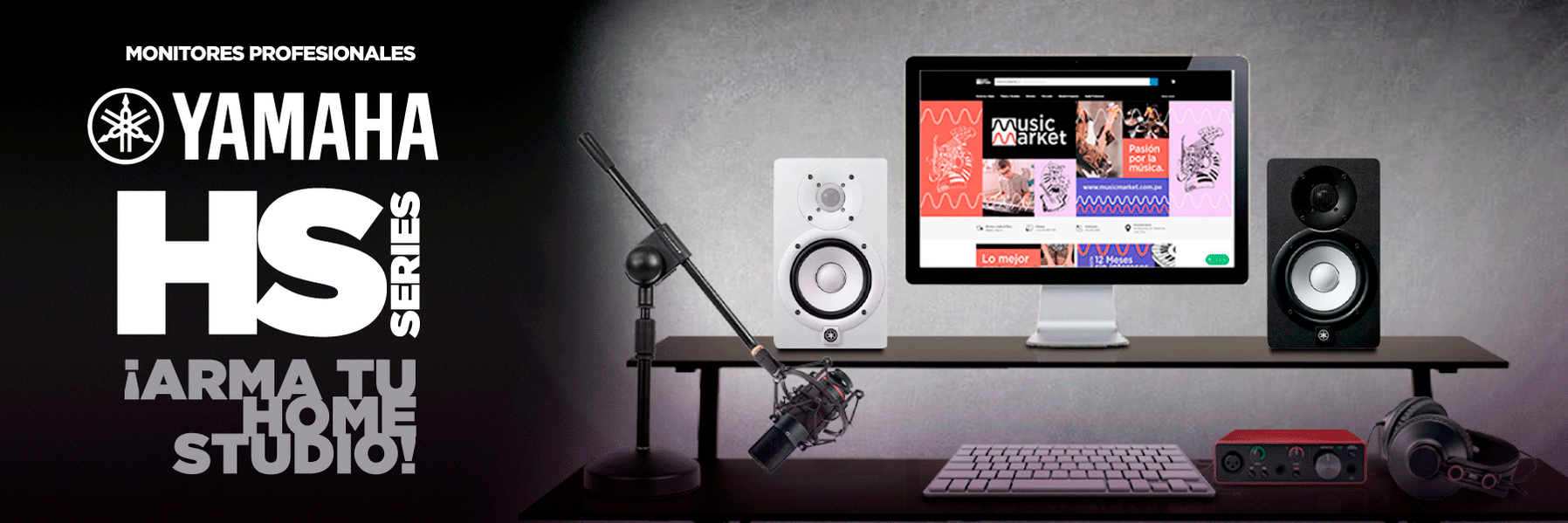 Monitores Yamaha HS SeriesMusic Market