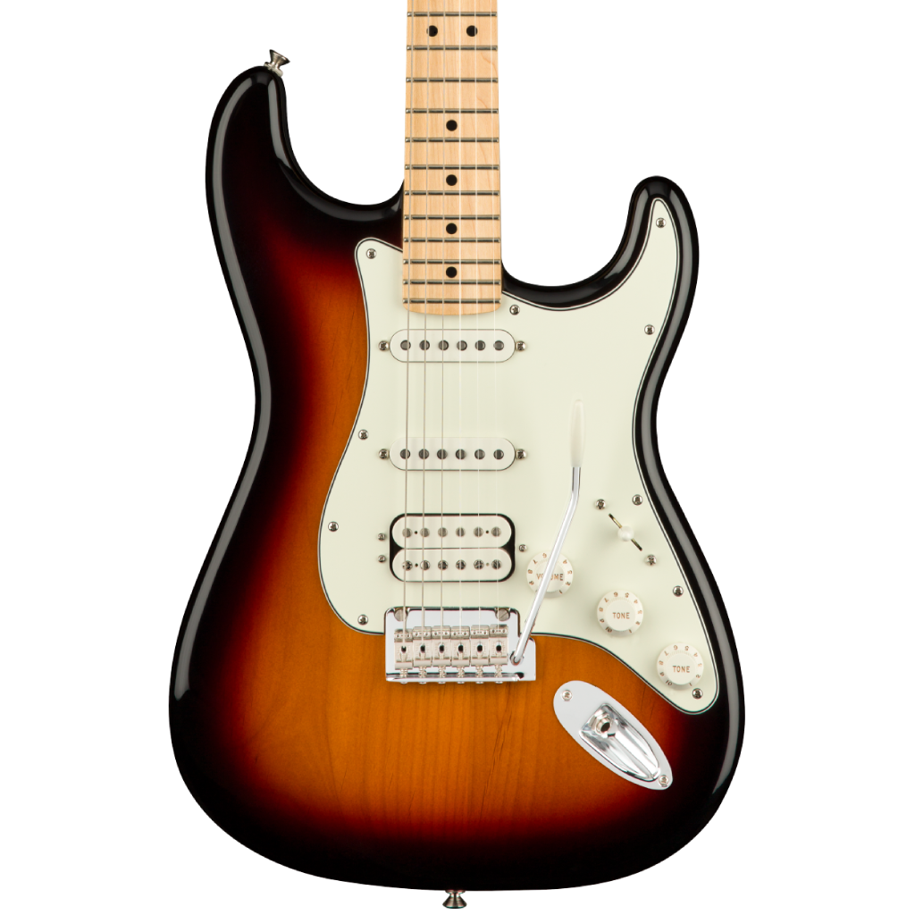 Guitarra Eléctrica Fender Player Stratocaster HSS con mástil de Maple ...